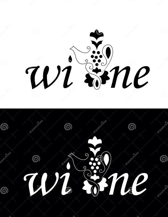 Wine or vine logo stock vector. Illustration of garden - 28278336
