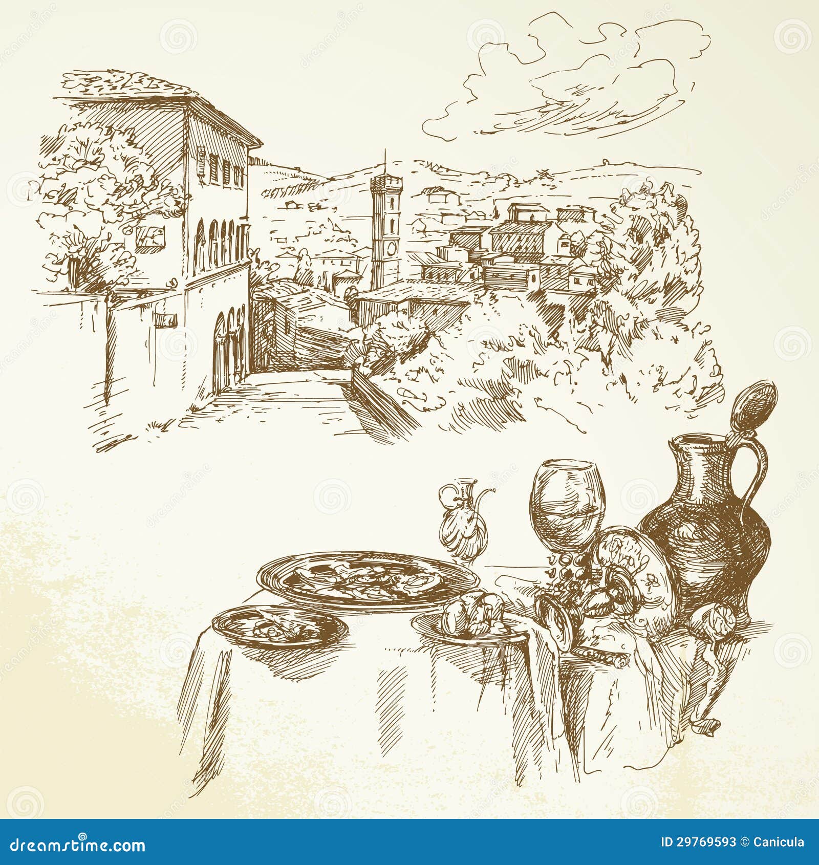 Tuscany Cartoons, Illustrations & Vector Stock Images - 4687 Pictures ...