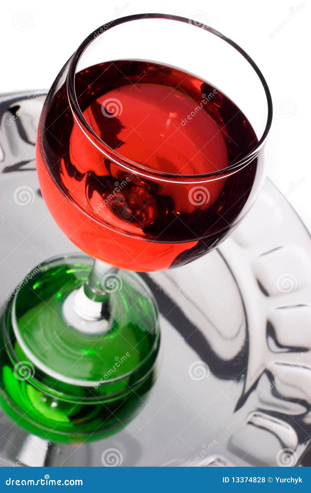Wineglass Filled with Red Liquid Stock Photo - Image of crystal, cheers ...