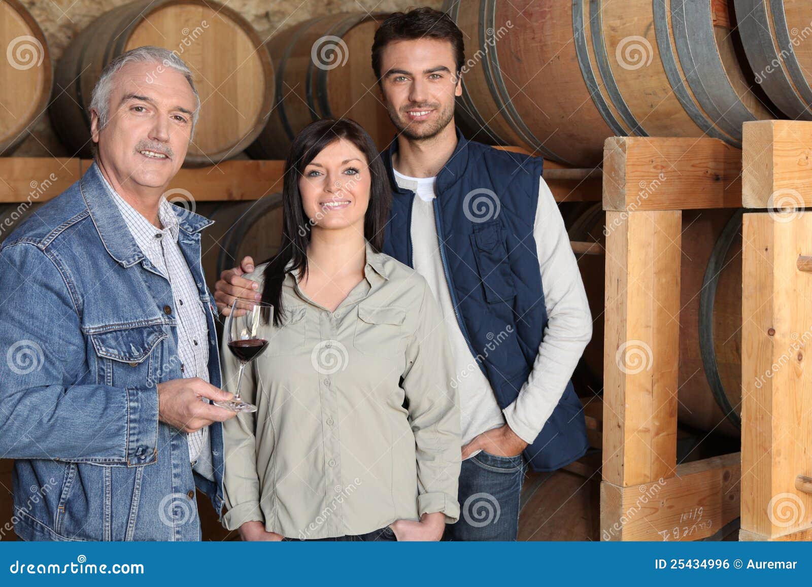 Winemaker giving a tour stock photo. Image of enology - 25434996