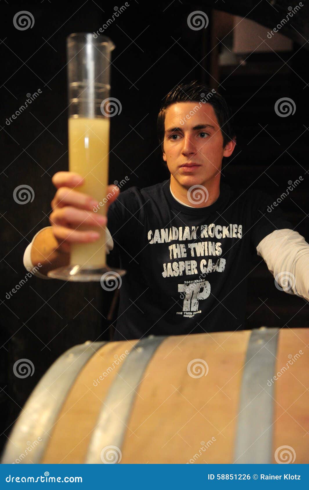 Winemaker testing new wine editorial photo. Image of oenologist - 58851226