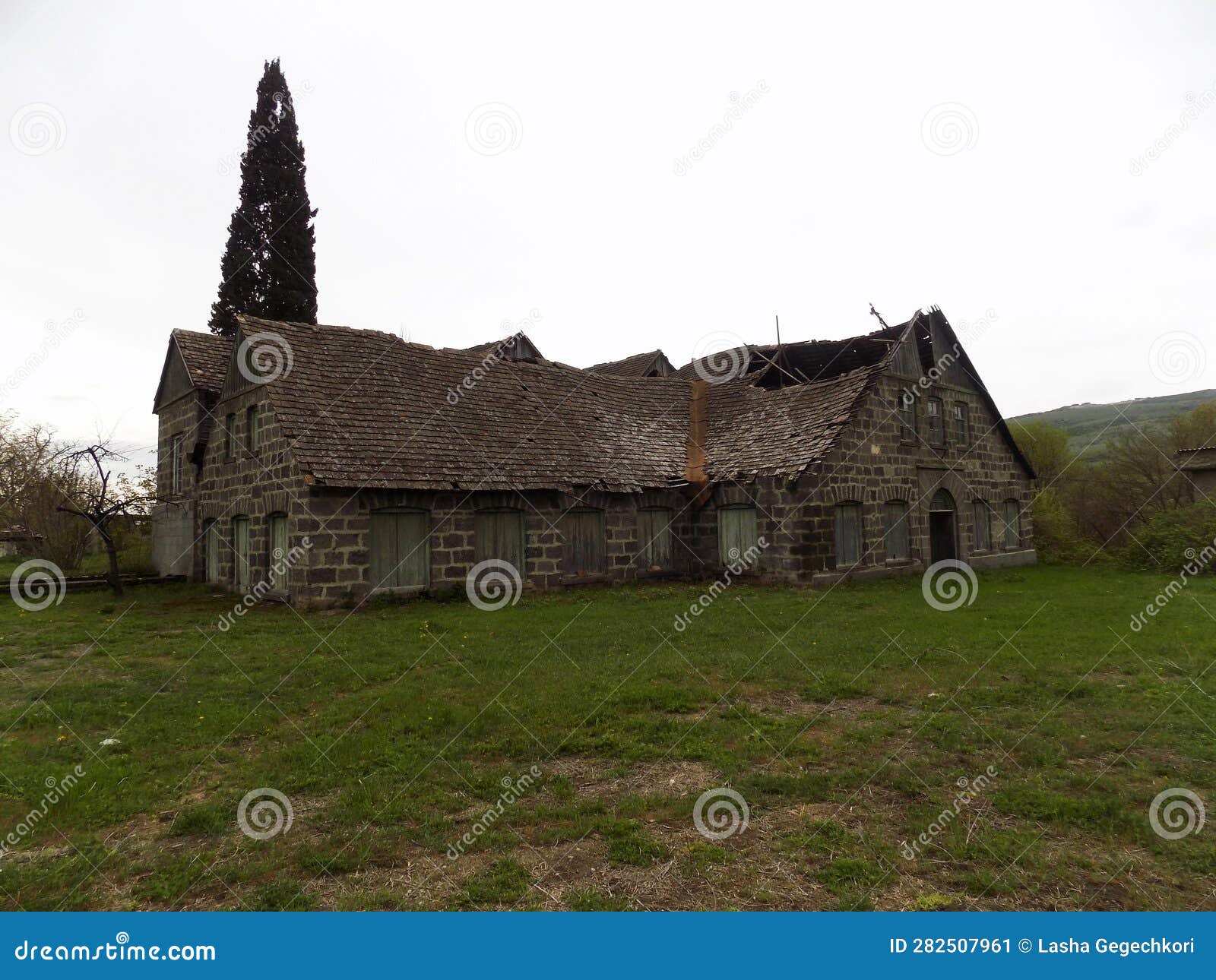 A Winery Built with German Architecture. Asureti, Georgia Stock Image ...