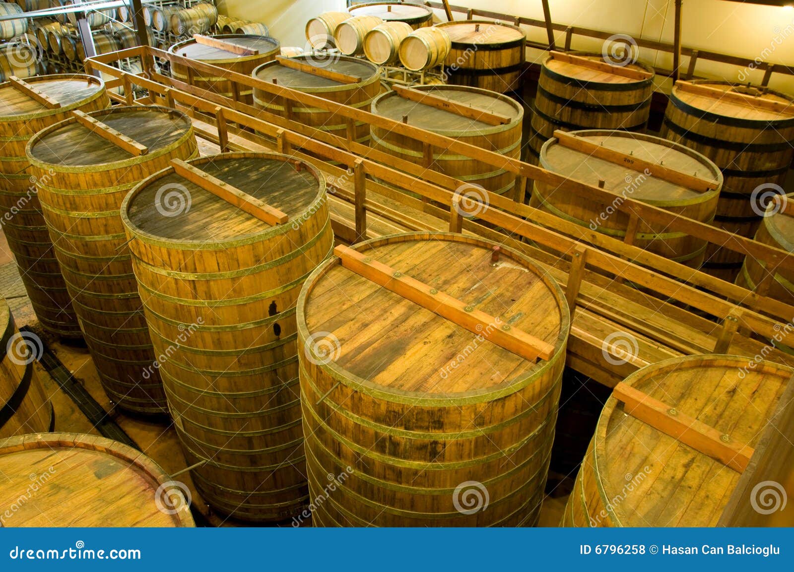 Winery interior stock photo. Image of cellar, alcohol - 6796258
