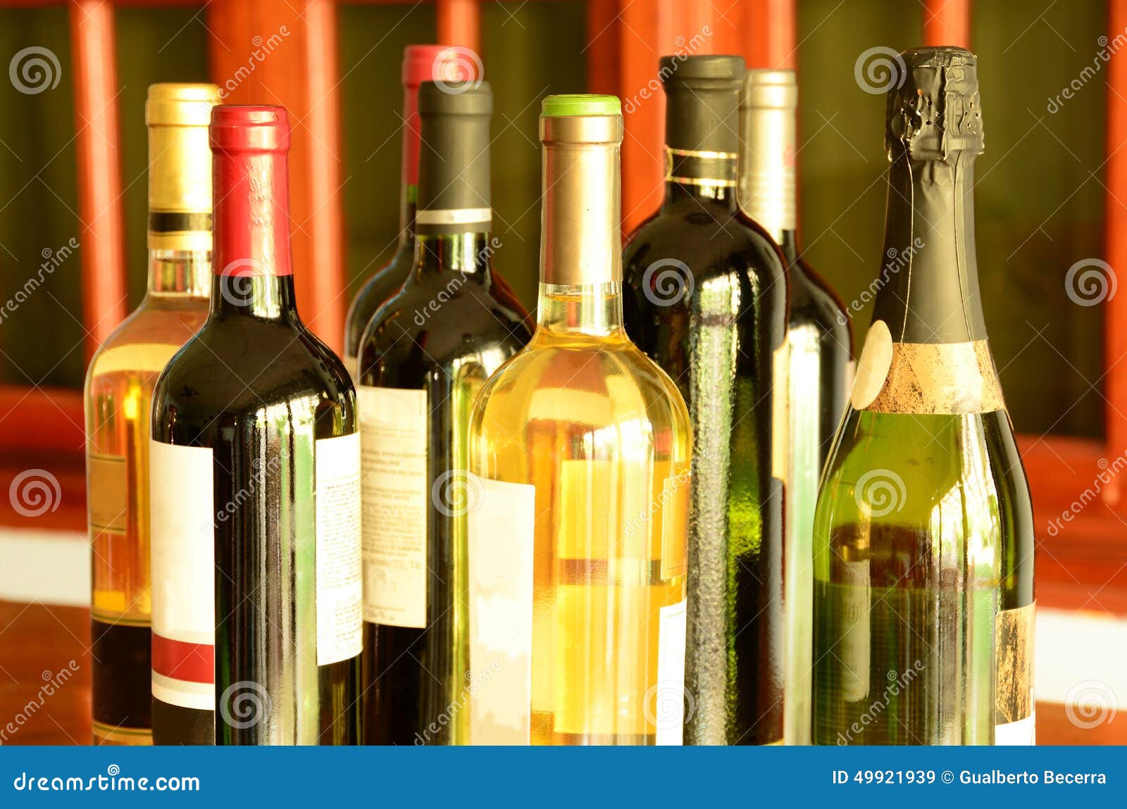 Wines stock image. Image of front, alcohol, background - 49921939