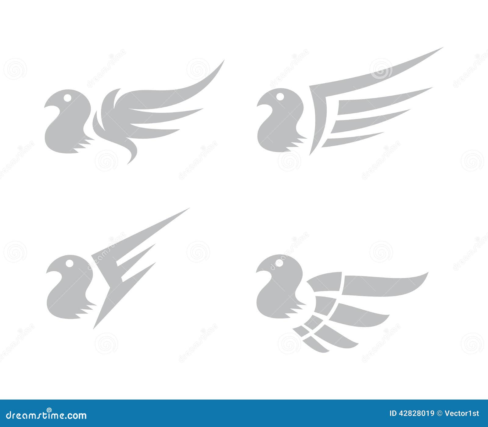 Wing art stock vector. Illustration of celebration, object - 42828019
