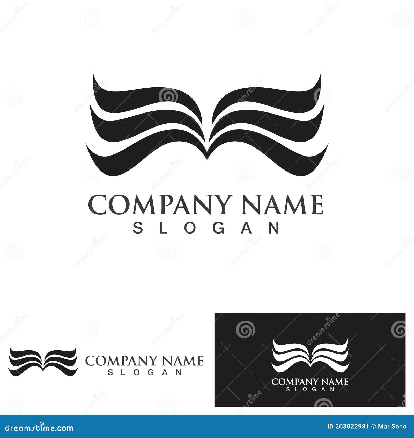 Wing Bird Logo Template Vector Stock Vector - Illustration of creative ...