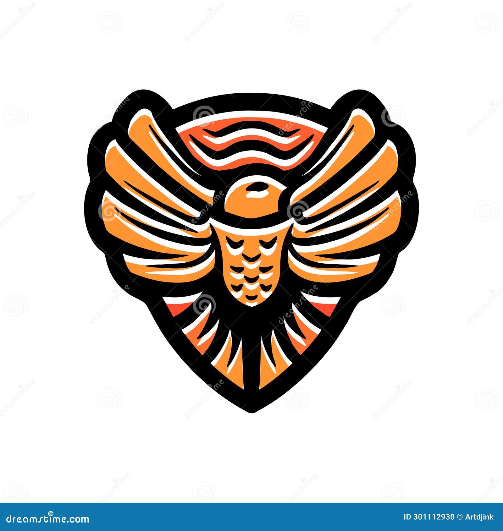 Wing, Fly Bird Lowercase Flat Logo Design Template. Gold Media Icon ...