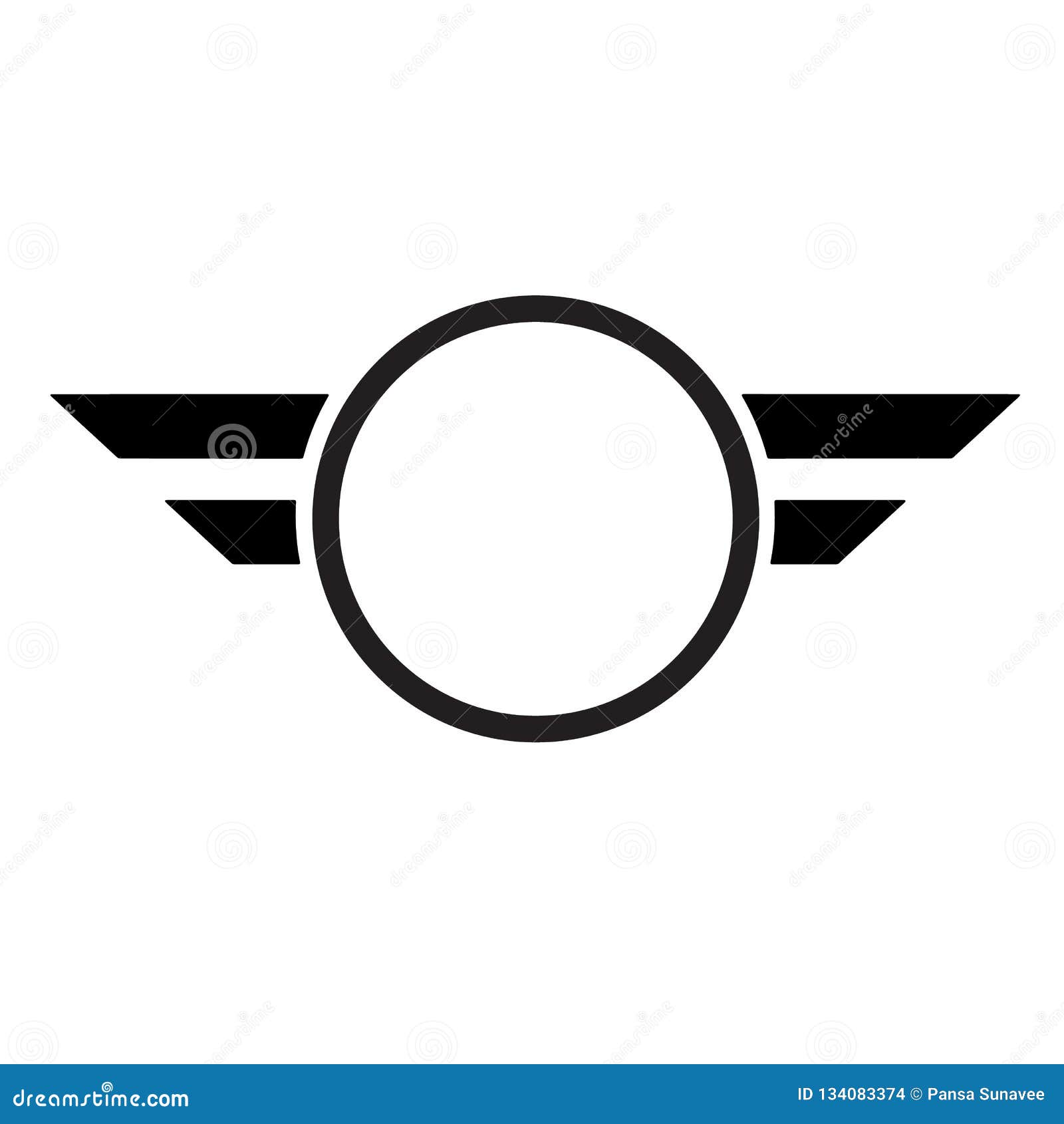 Circle With Wings Logo