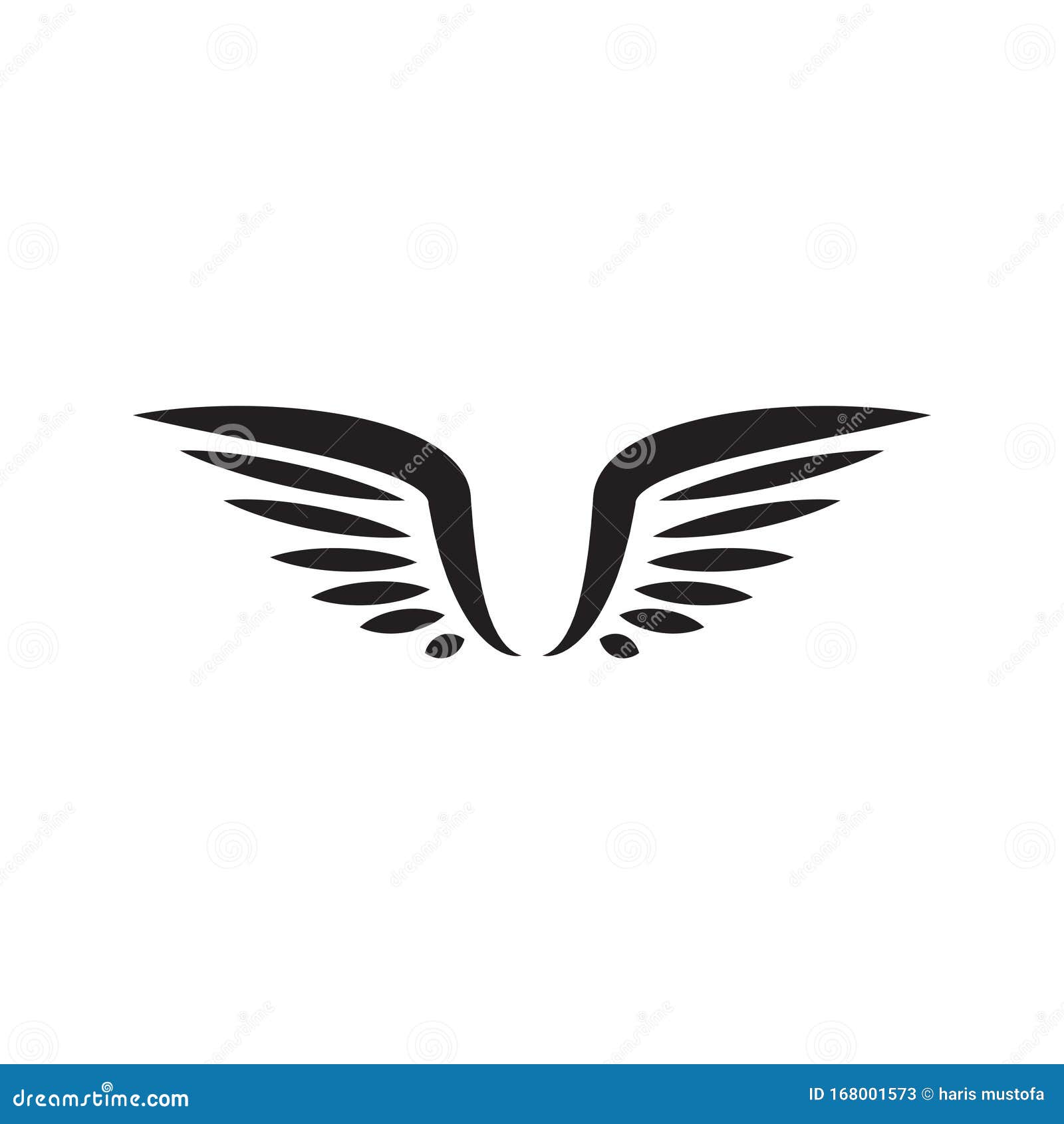 Wing Icon Design Template Vector Isolated Illustration Stock Vector ...