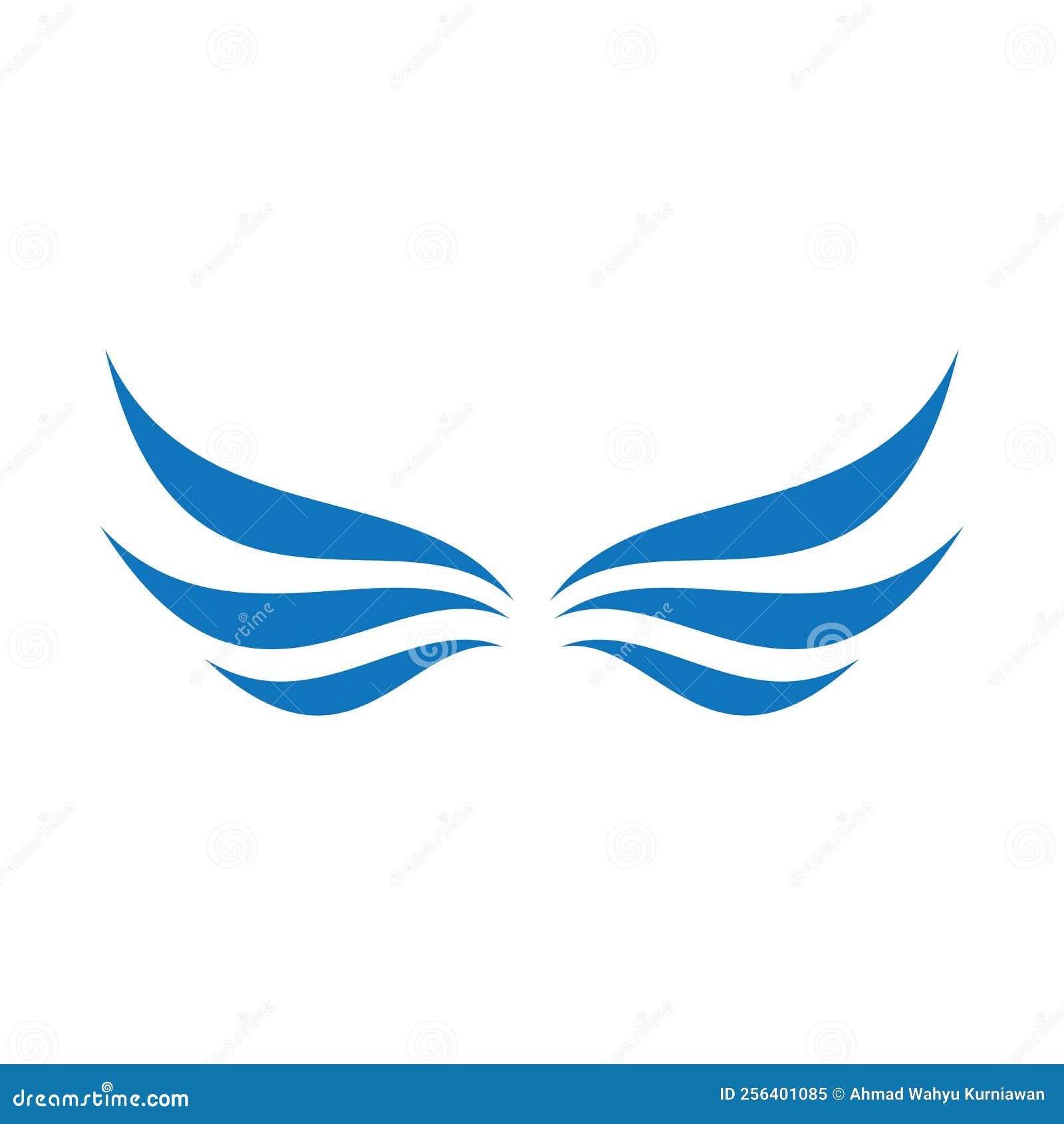Wing illustration logo stock vector. Illustration of connection - 256401085