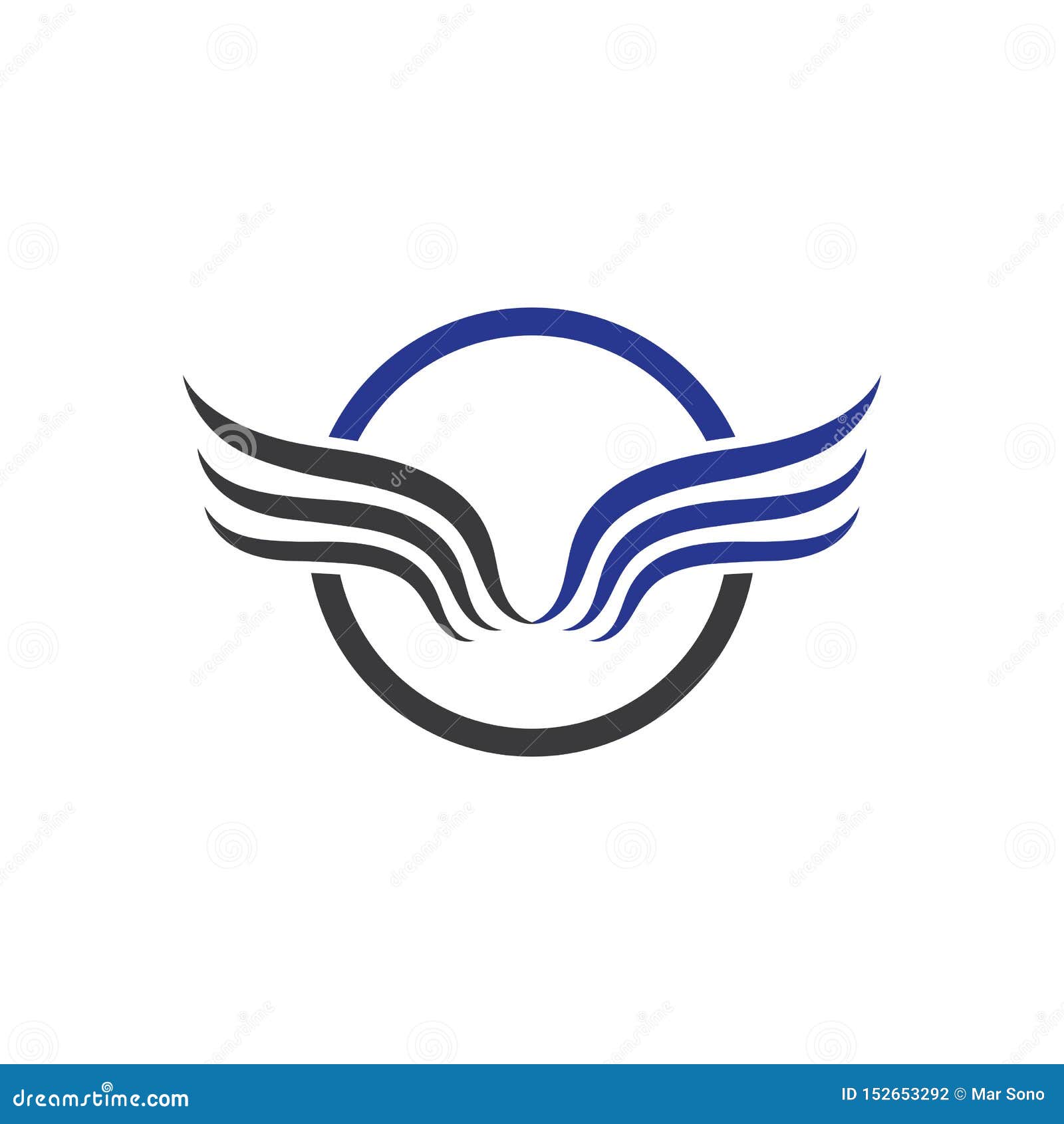Wing Logo and Symbol Business Template Stock Vector - Illustration of ...