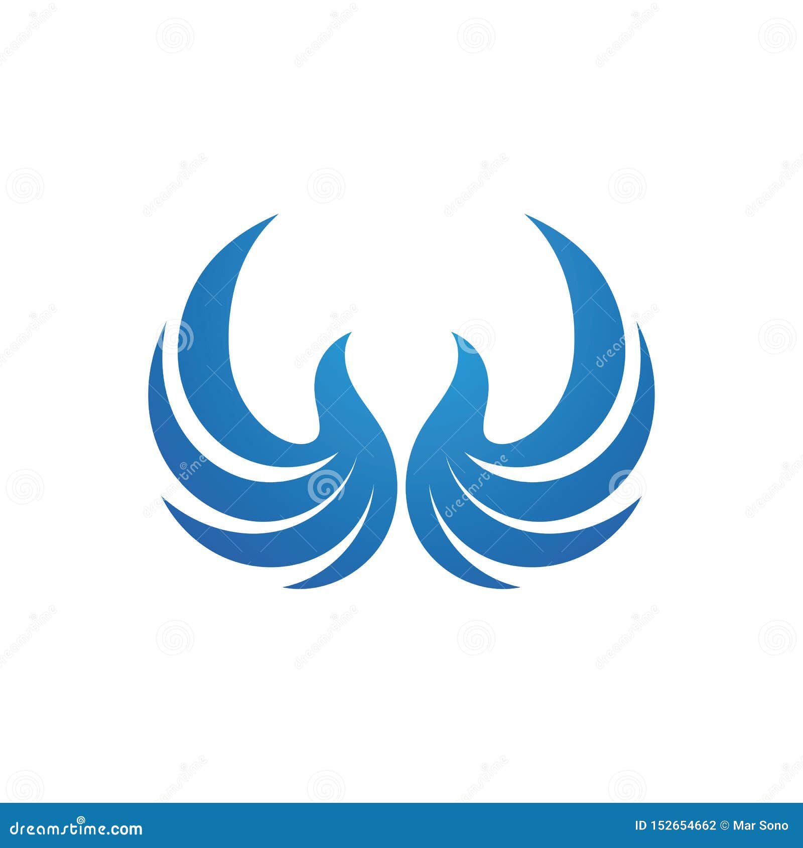 Wing Logo and Symbol Business Template Stock Illustration ...