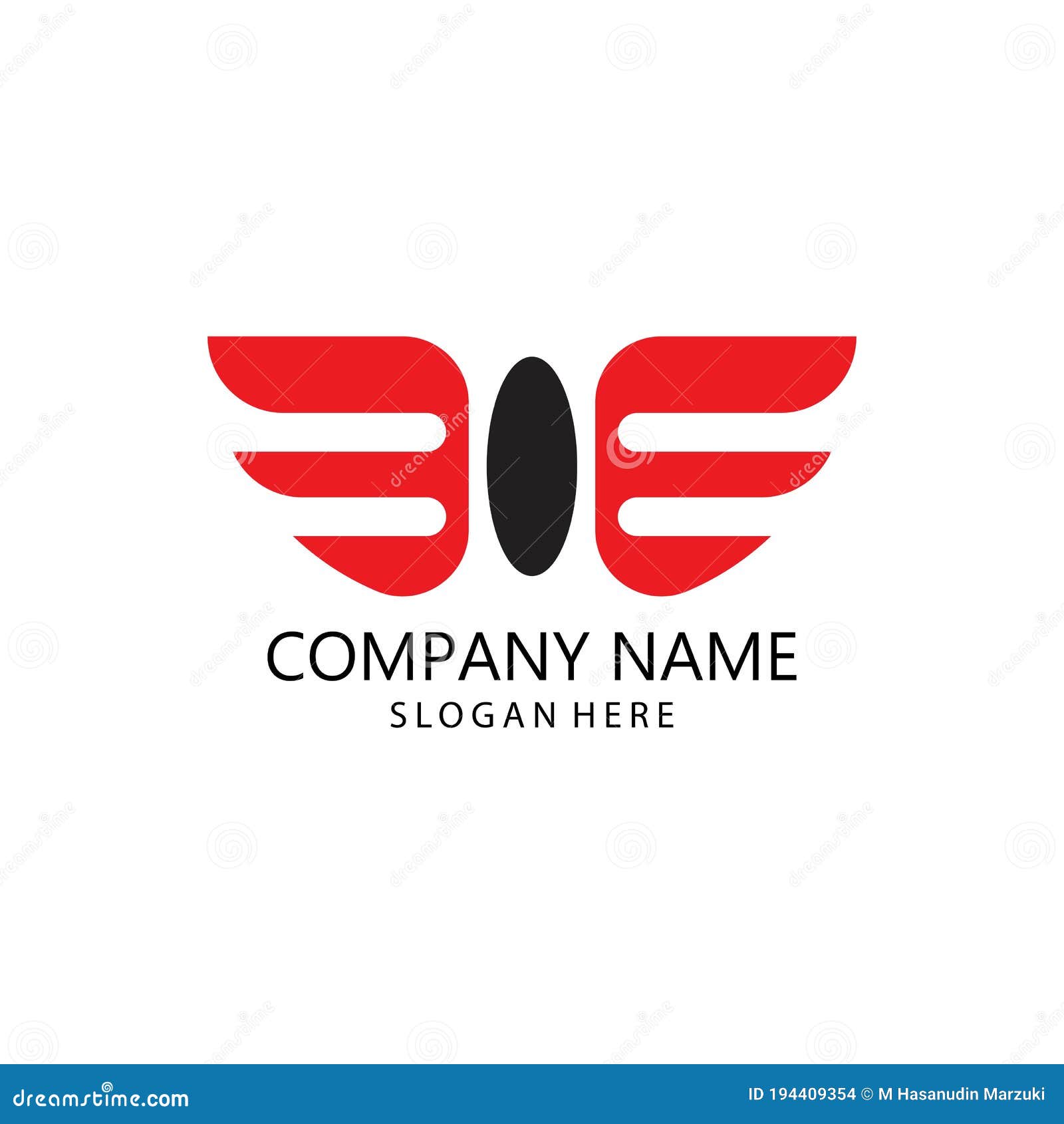 Wing logo symbol stock vector. Illustration of element - 194409354