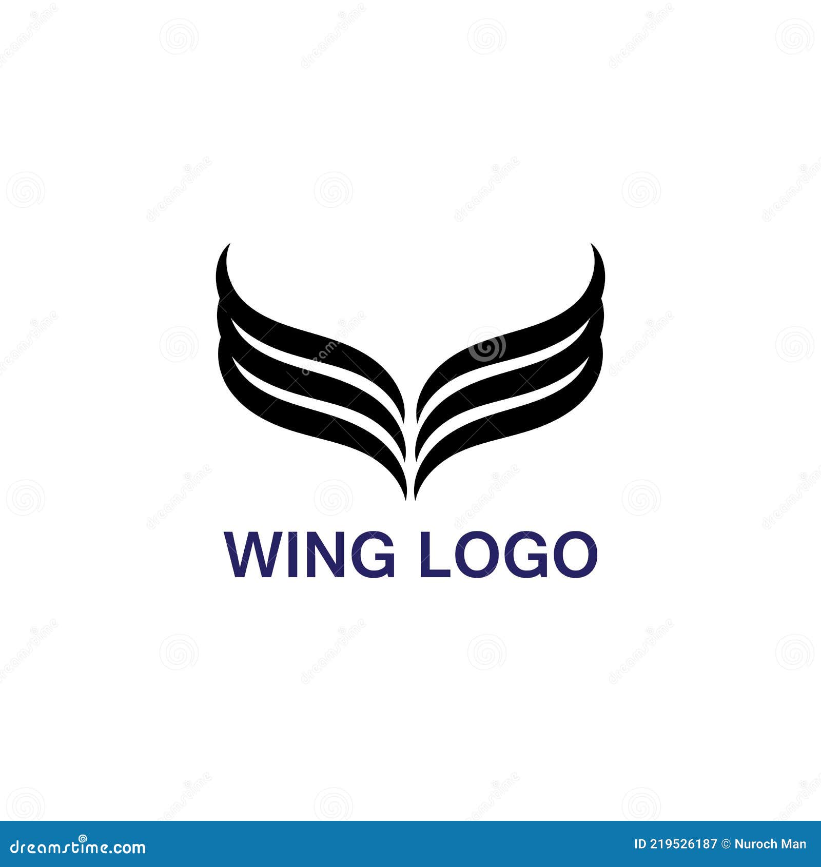 Wing Logo and Symbol Vector. Stock Vector - Illustration of sign, shape ...