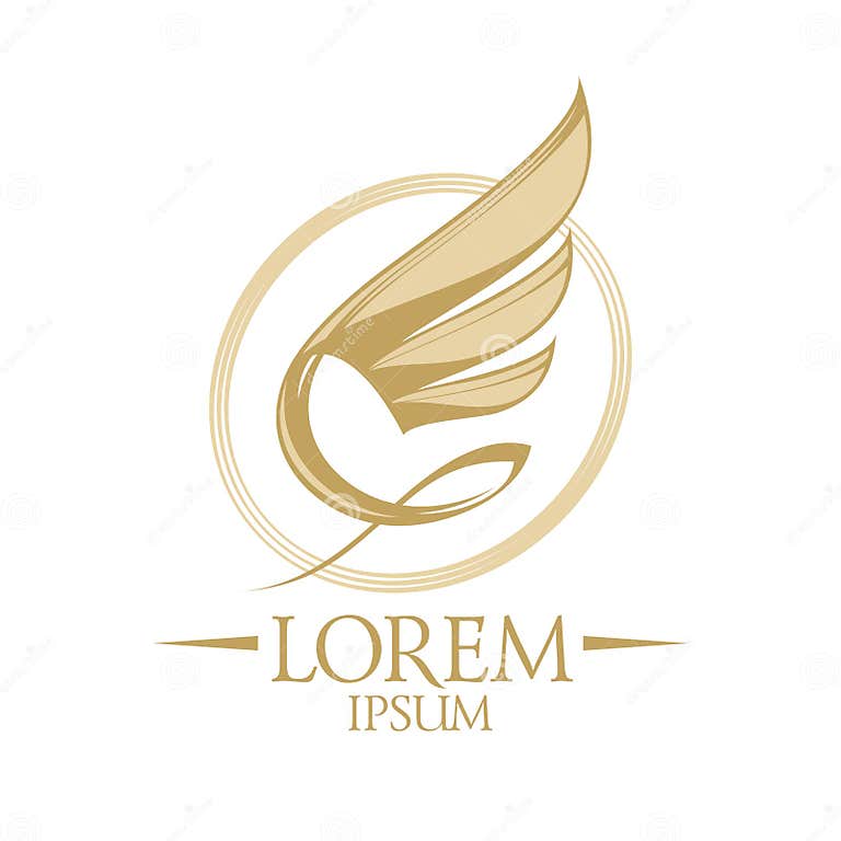 Wing logo template. stock vector. Illustration of jewellery - 50269201