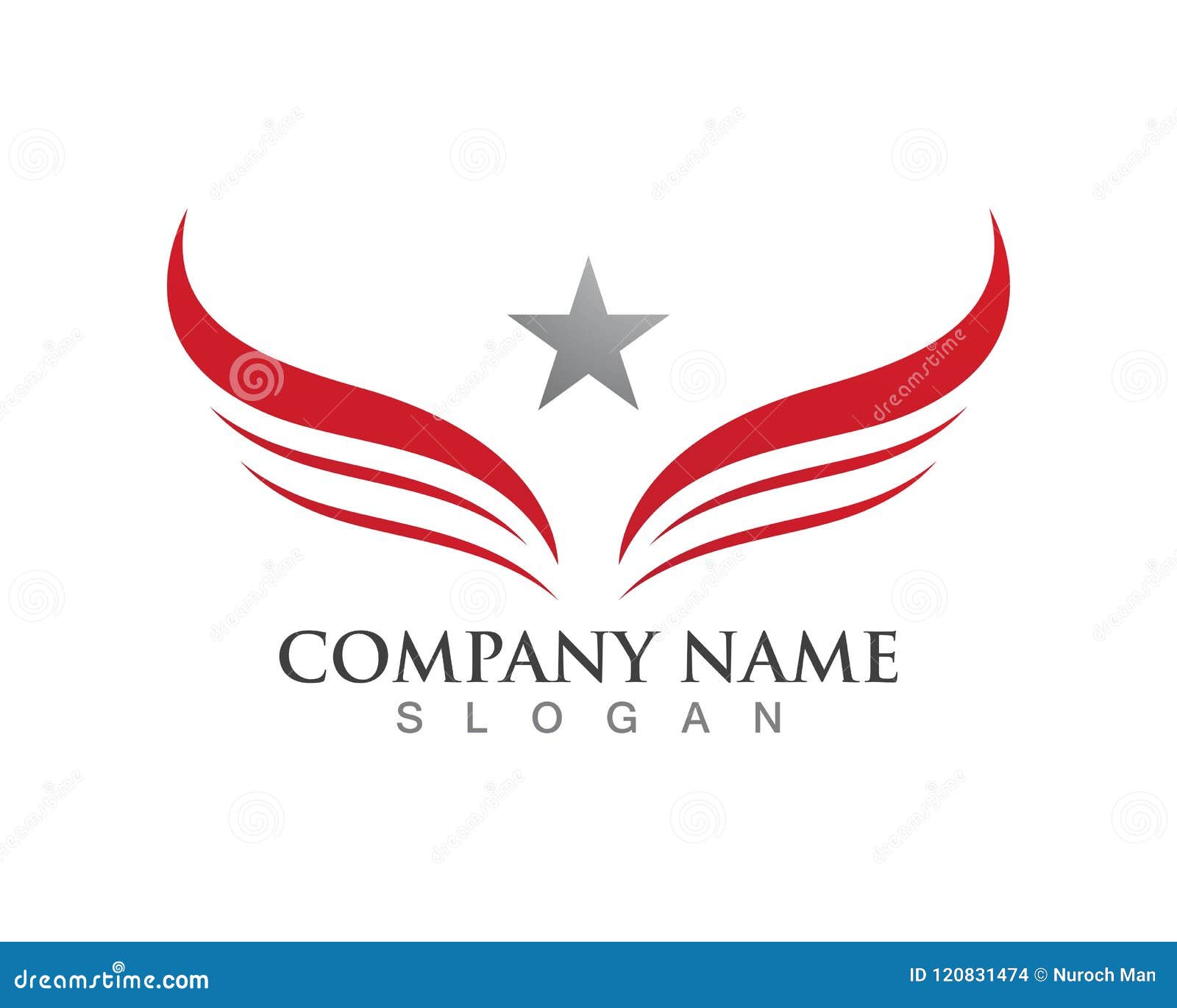 Wing Logo Template Vector Icon Design Stock Vector - Illustration of ...