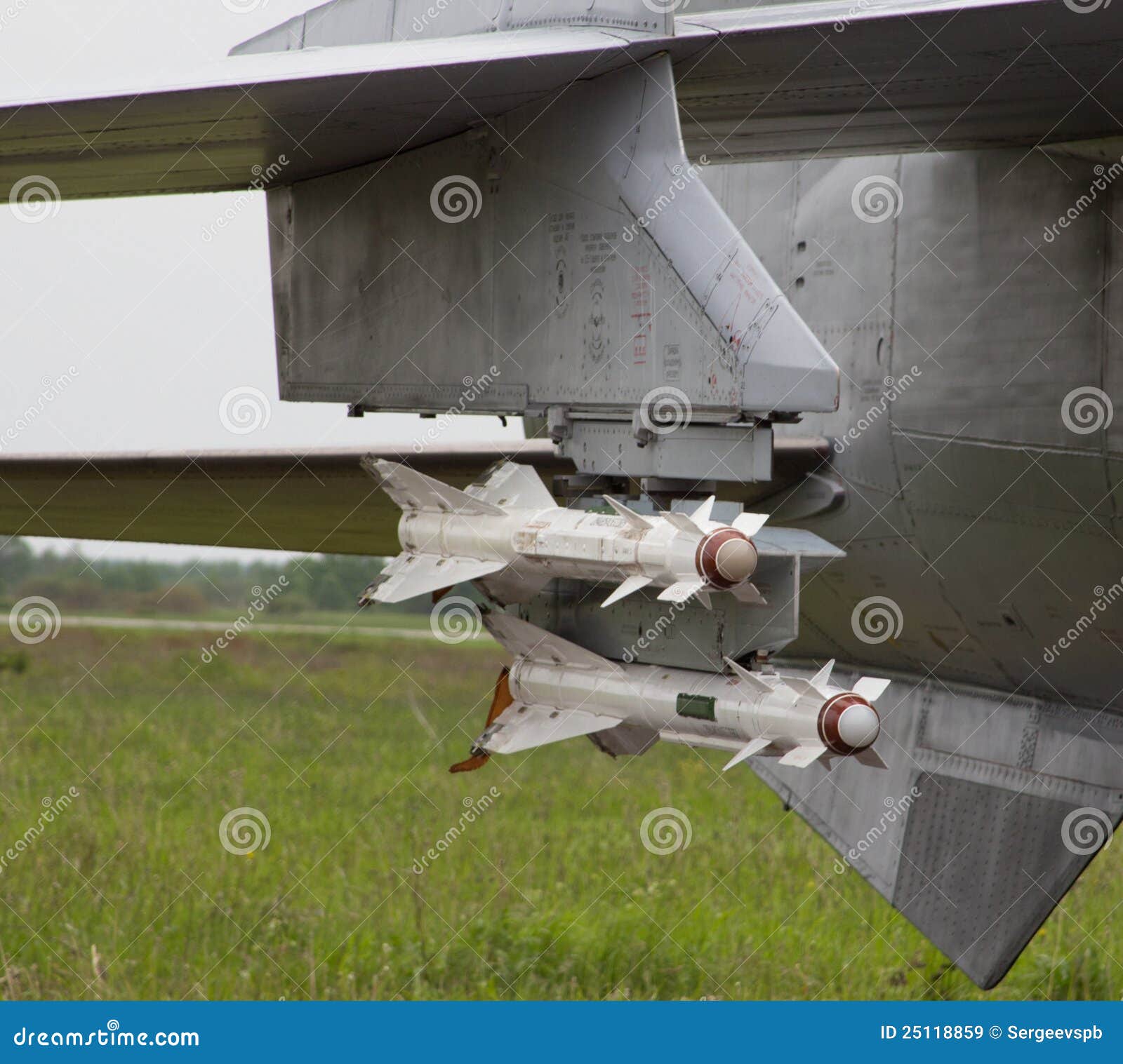 Wing of the Military Airplane Stock Image - Image of military, airplane ...