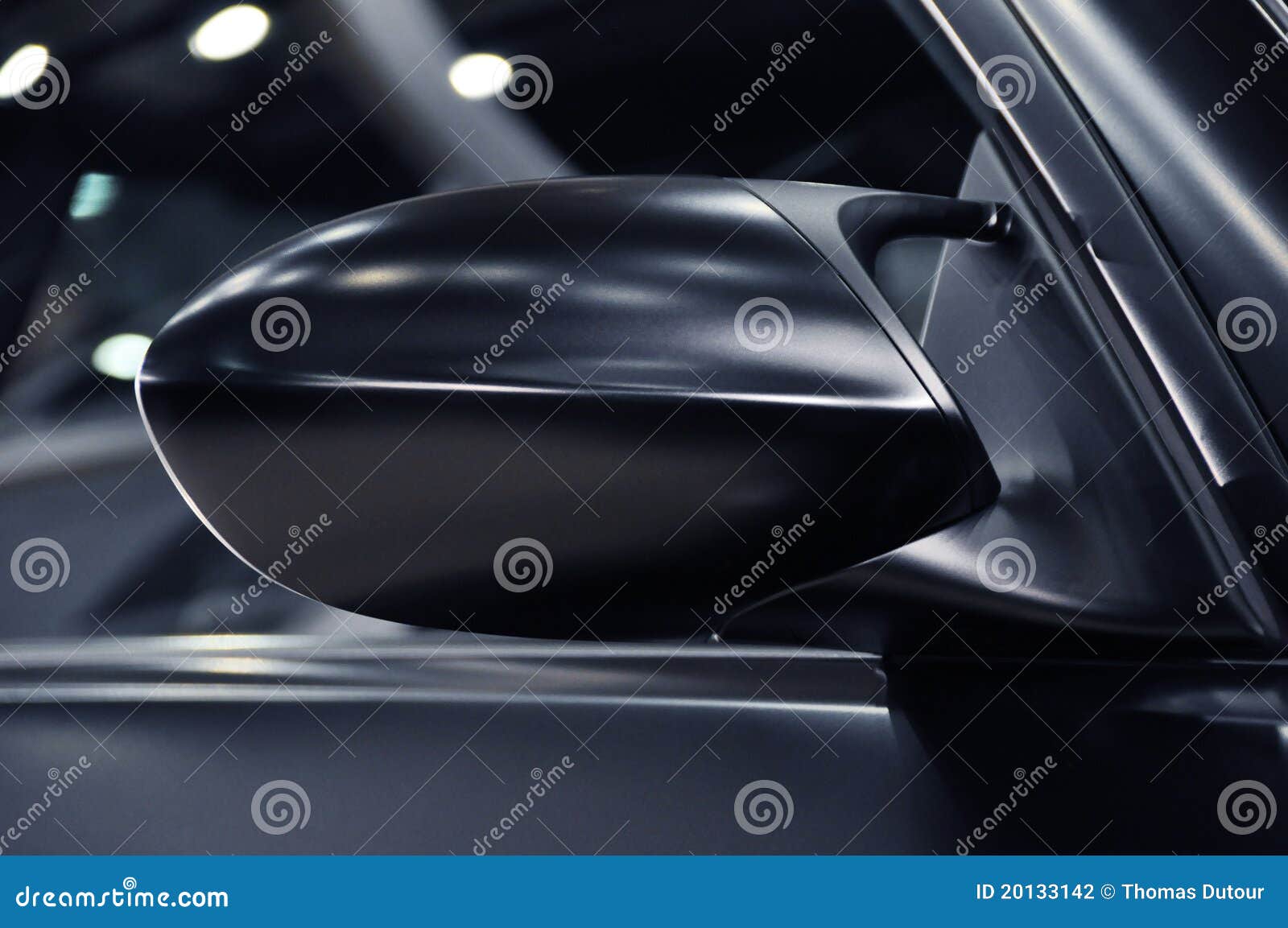 Wing Mirror of a Sports Car Stock Photo - Image of matt, style: 20133142