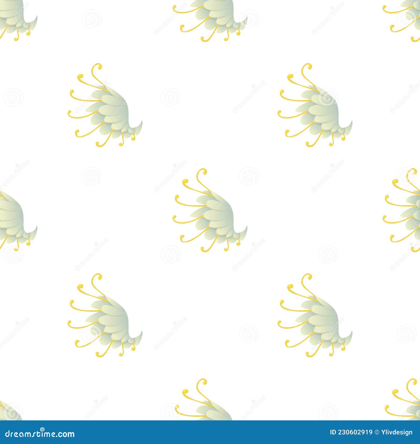 Wing Pattern Seamless Vector Stock Vector - Illustration of decorative ...