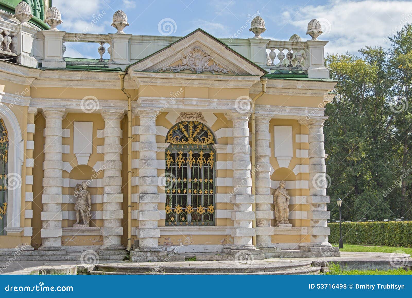 Wing of Pavilion Grotto in Kuskovo Estate Stock Photo - Image of ...