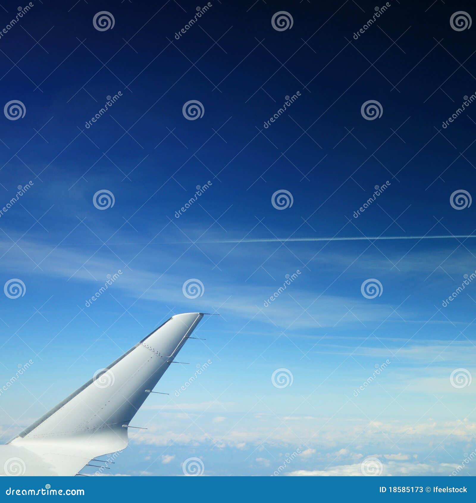 Wing of a Private Jet Plane Stock Image - Image of landing, business ...