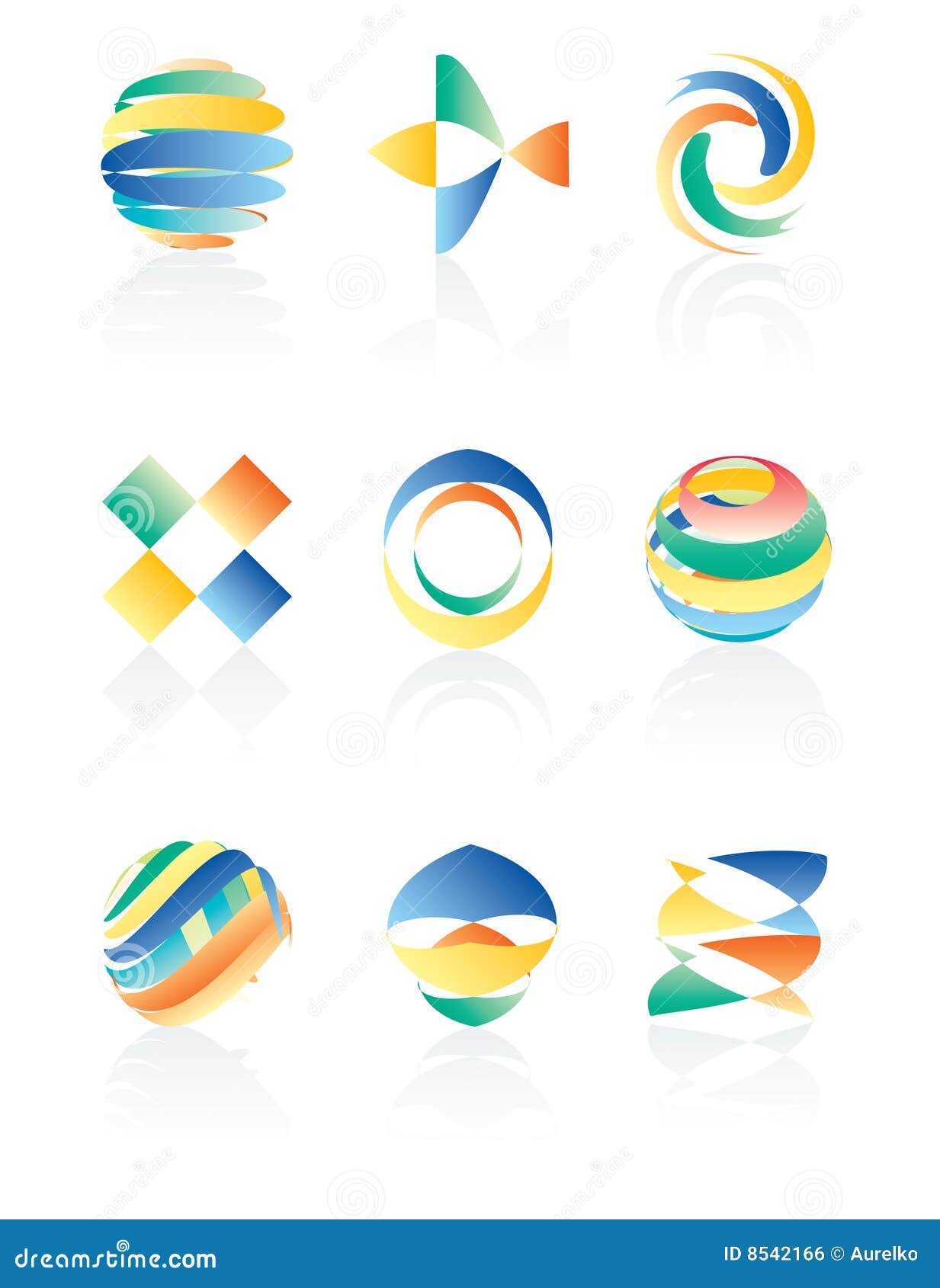 Wing signs abstract stock vector. Illustration of shadow - 8542166