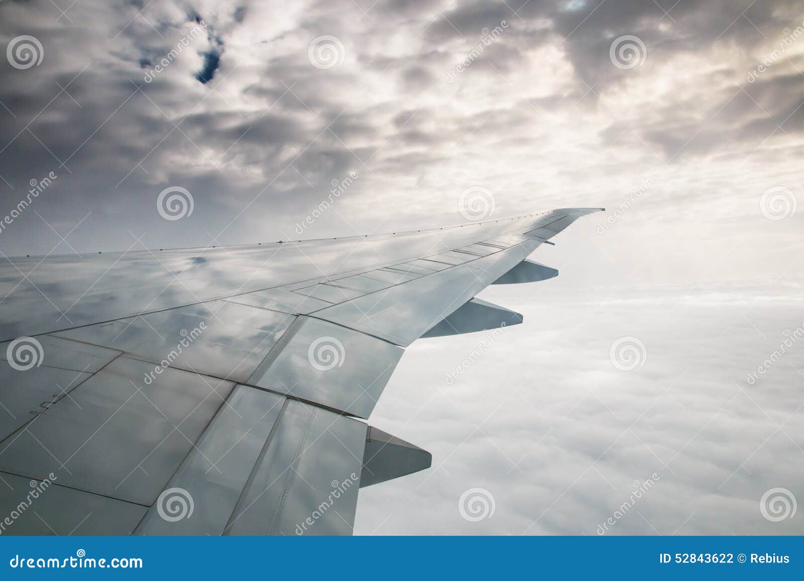 Wing view stock photo. Image of infinity, space, beautiful - 52843622
