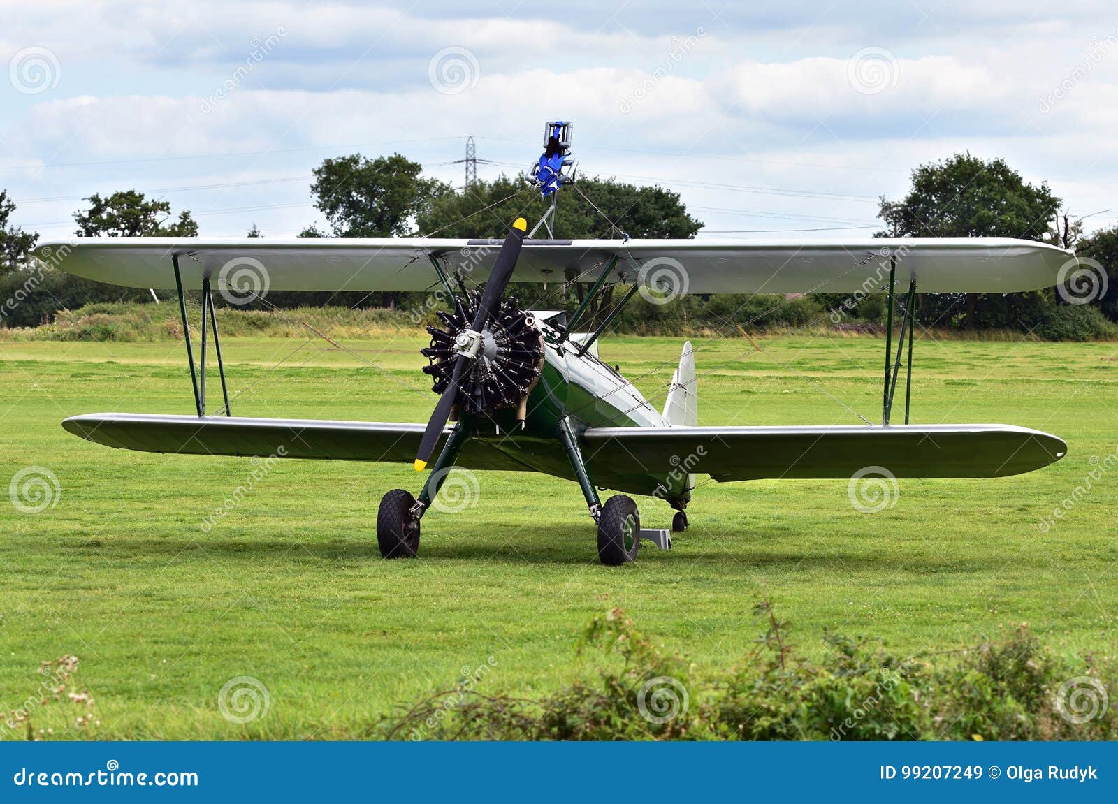 Wing walker plane stock image. Image of flying, activities - 99207249
