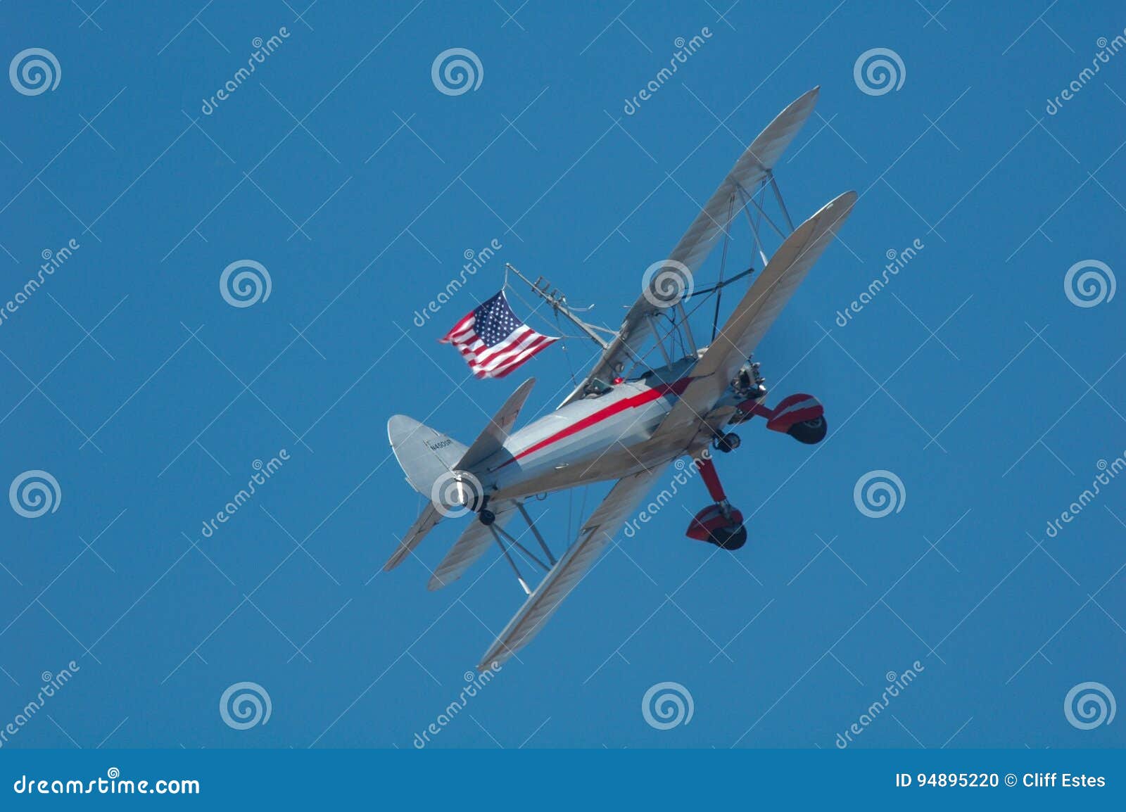 Wing walker editorial image. Image of propeller, outdoors - 94895220