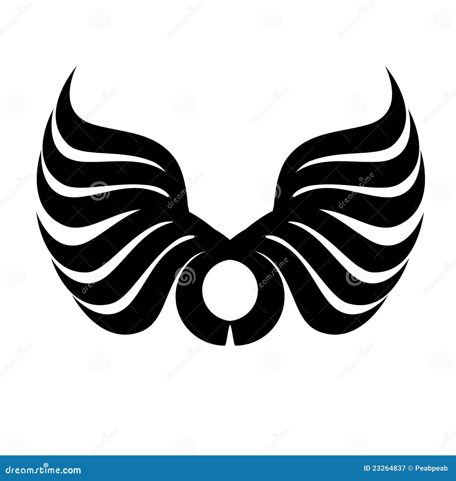 Wing ZERO stock vector. Illustration of freedom, flying - 23264837