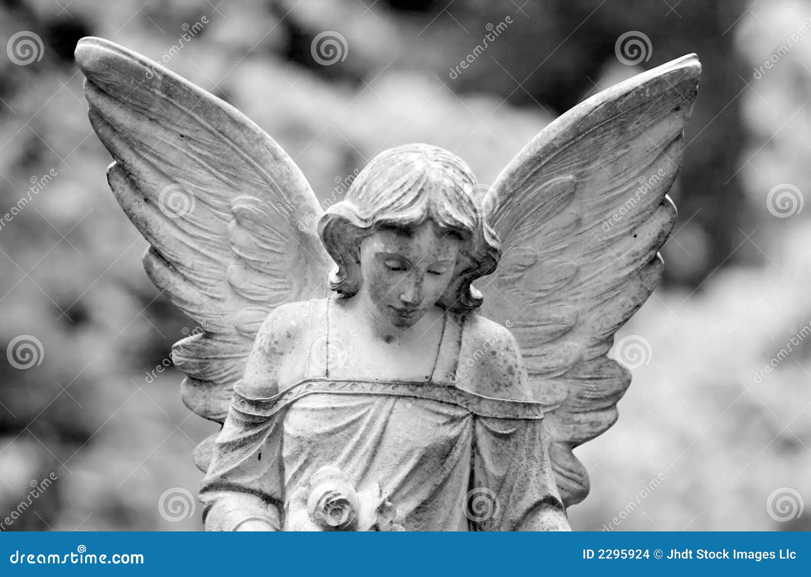 Winged angel stock photo. Image of purity, pure, statue - 2295924