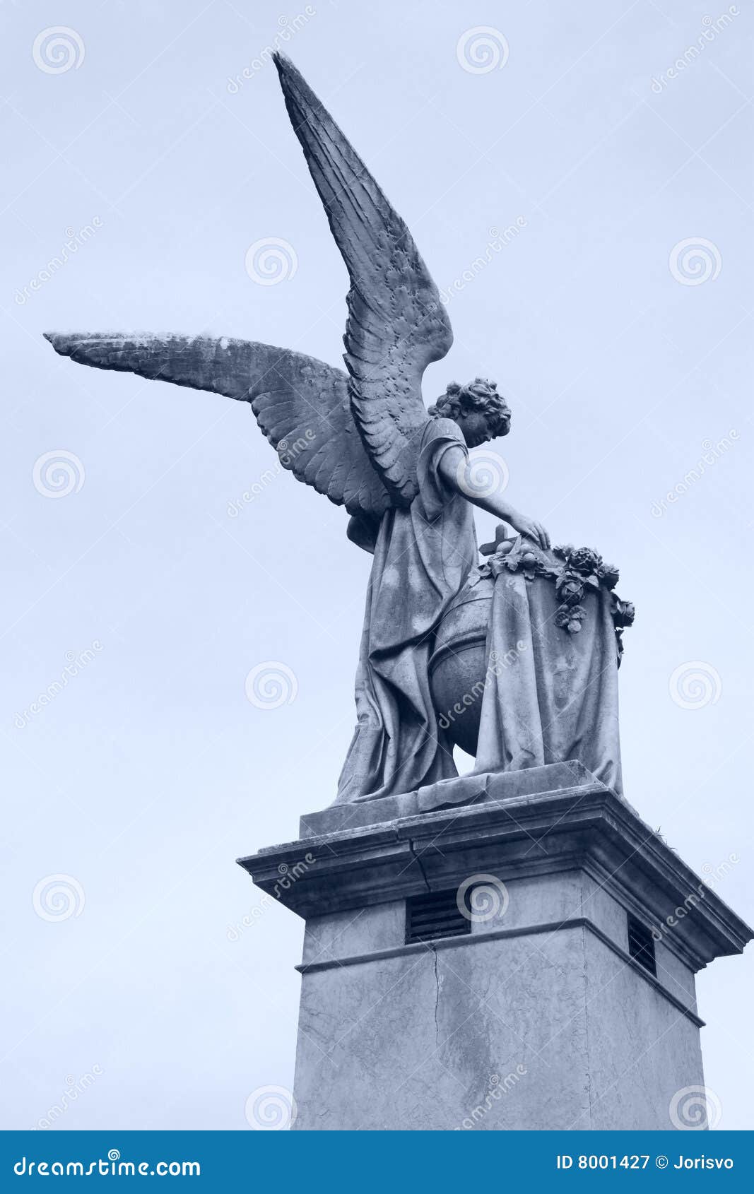 Winged Angel stock image. Image of graveyard, spiritual - 8001427