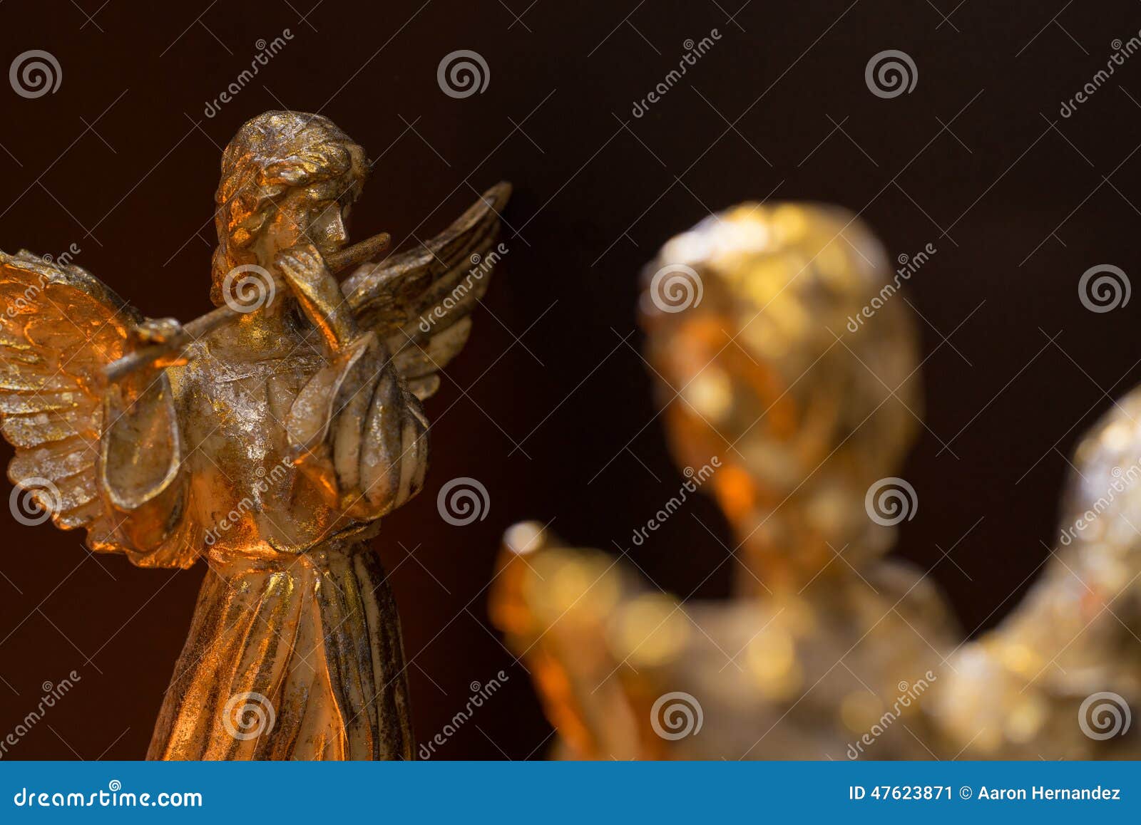 Winged Angel Playing Flute stock image. Image of concepts - 47623871