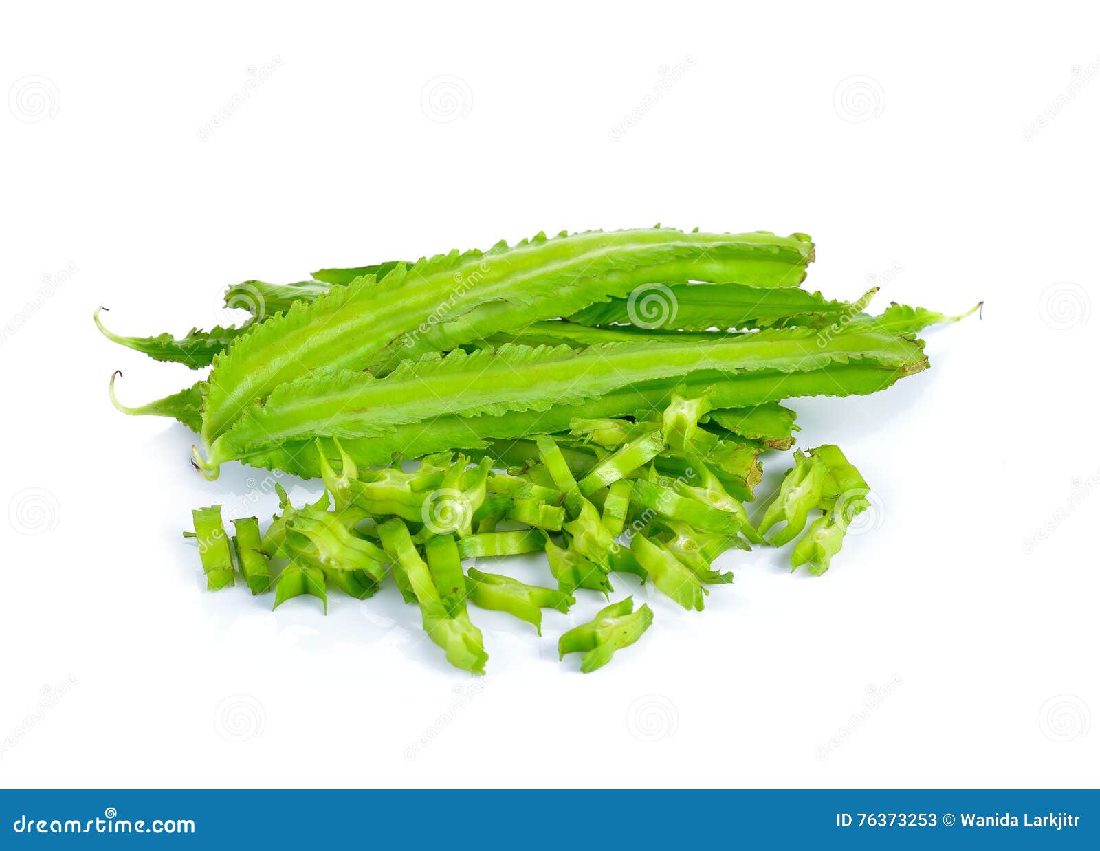Beans Of A Winged Bean, Psophocarpus Tetragonolobus Royalty-Free Stock ...
