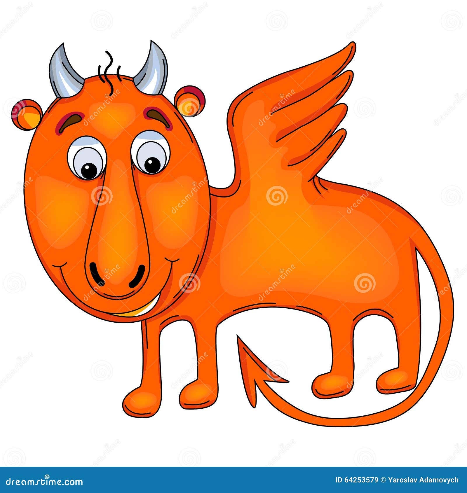 Winged Demon With Evil Symbols And Pentagram On Cosmic Texture ...