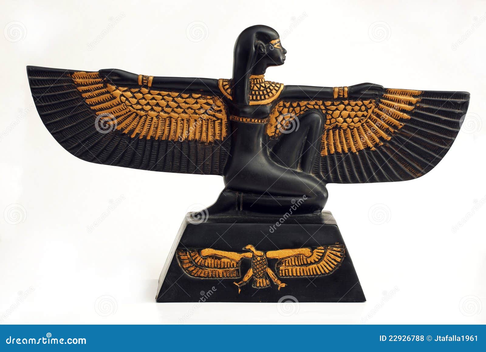Winged Isis stock photo. Image of religion, wings, crafts - 22926788