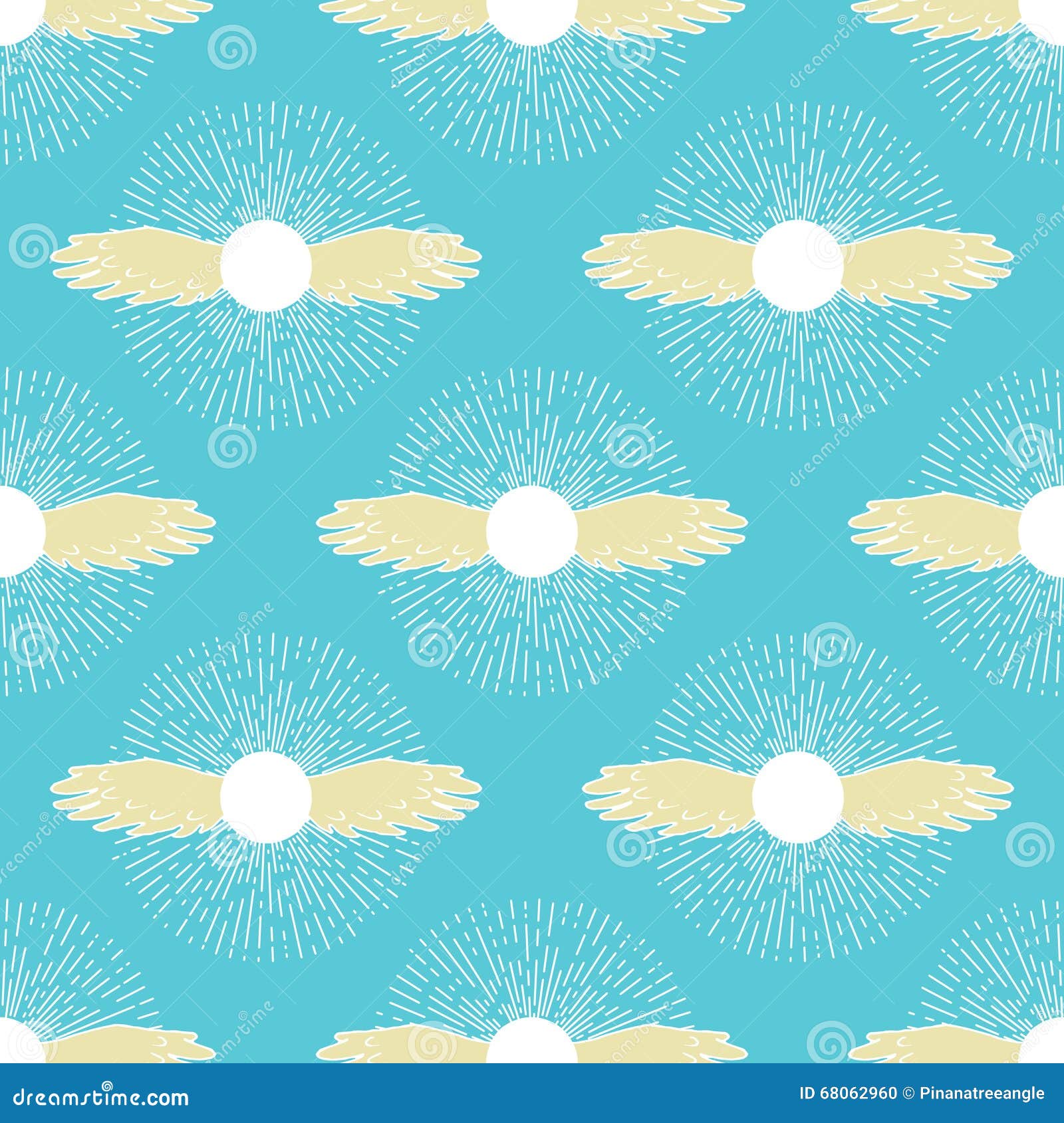 Winged sun symbol stock vector. Illustration of mesopotamia - 68062960