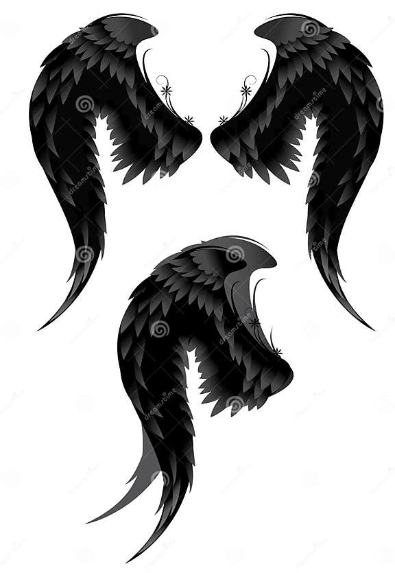 Wings stock vector. Illustration of round, wing, angel - 11353376