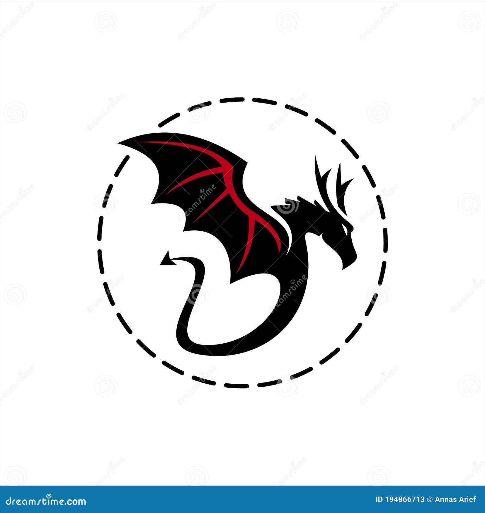 Dragon With Wings Logo