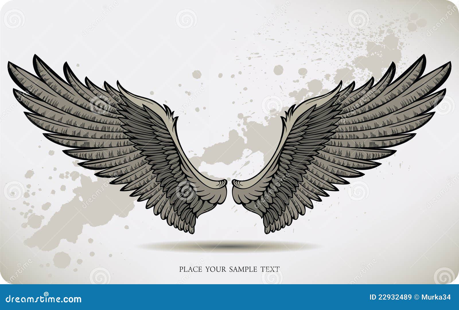 Wings, Hand Drawing. Vector Illustration. | CartoonDealer.com #22932489