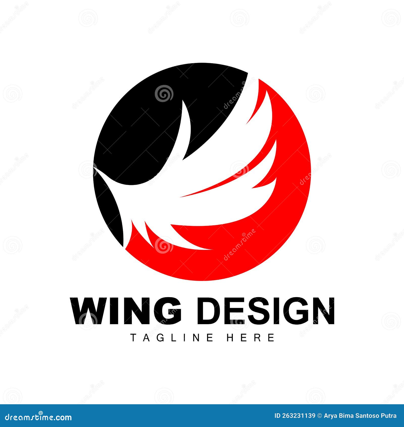 Wings Logo, Phoenix Logo, Bird Wing Vector, Template Illustration, Wing ...