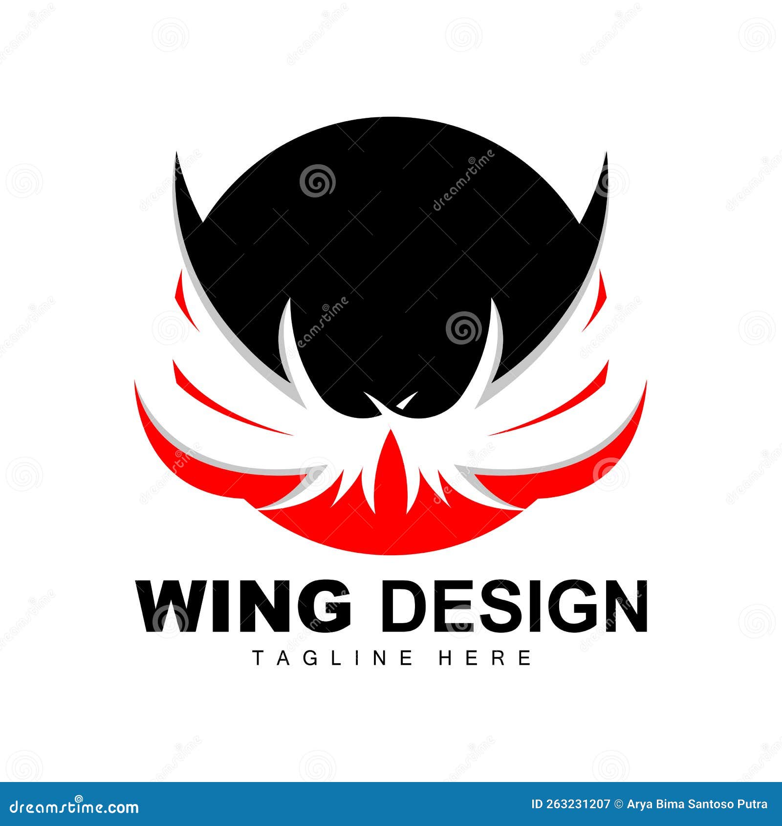 Wings Logo, Phoenix Logo, Bird Wing Vector, Template Illustration, Wing ...