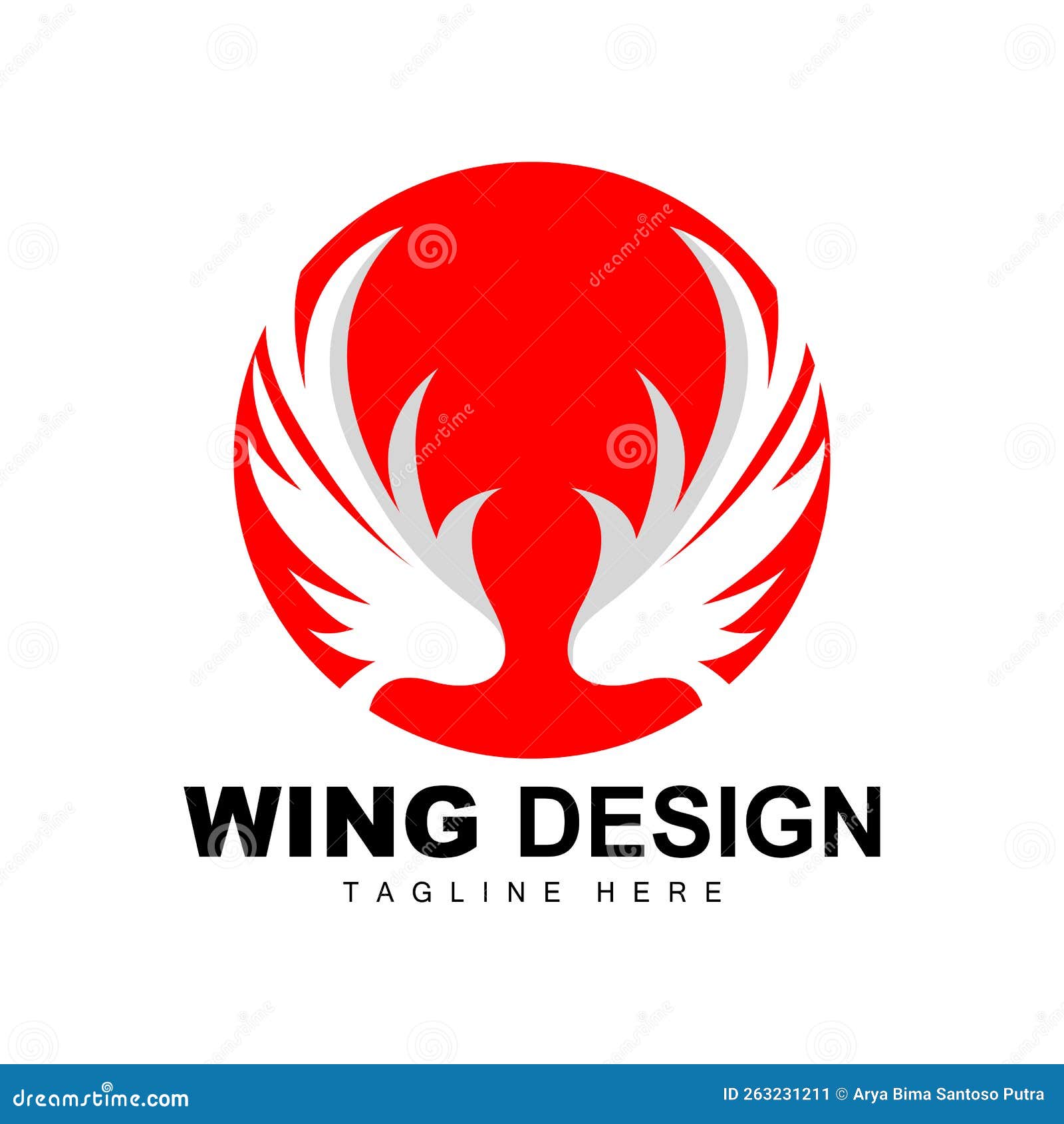 Wings Logo, Phoenix Logo, Bird Wing Vector, Template Illustration, Wing ...