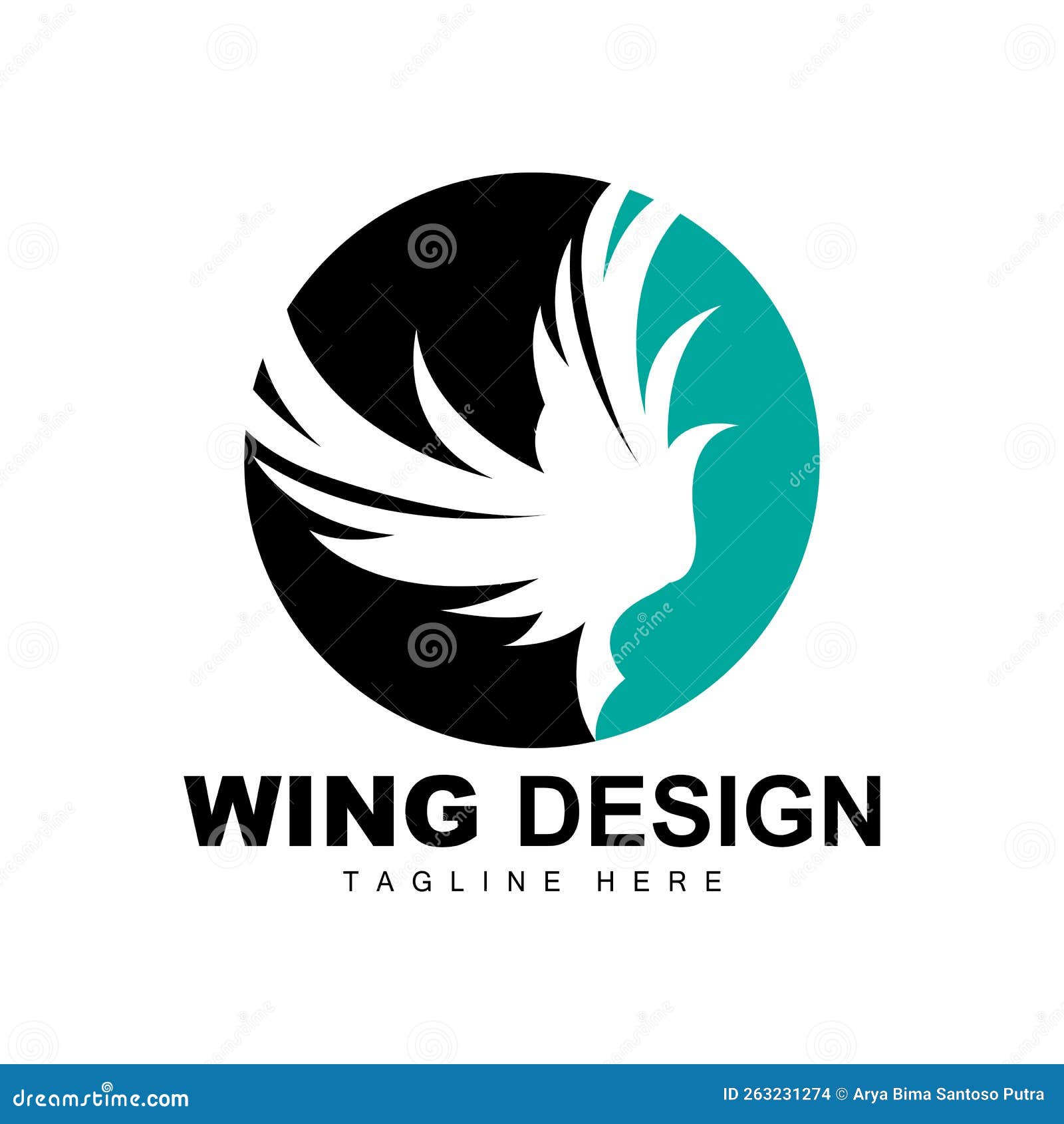 Wings Logo, Phoenix Logo, Bird Wing Vector, Template Illustration, Wing ...