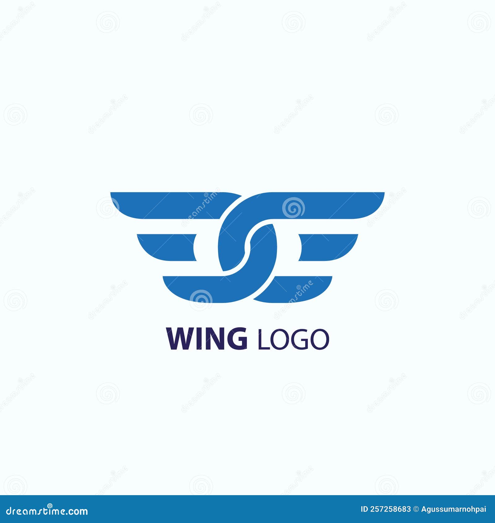 Wings logo template stock vector. Illustration of abstract - 257258683 Wings logo template stock vector. Illustration of abstract - 257258683