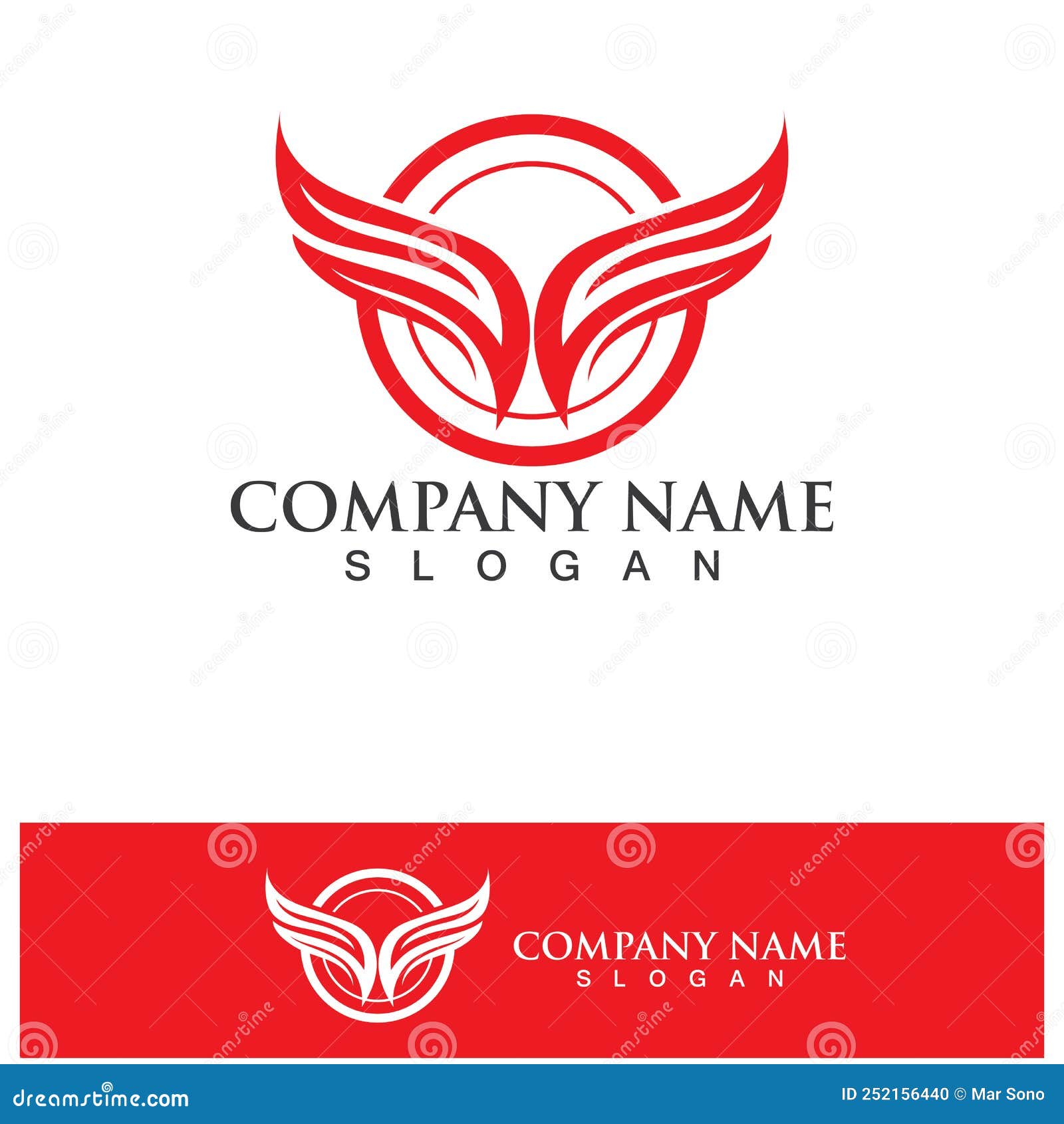 Wings Logo Vector Icon Symbol Illustration Design Template Stock Vector ...