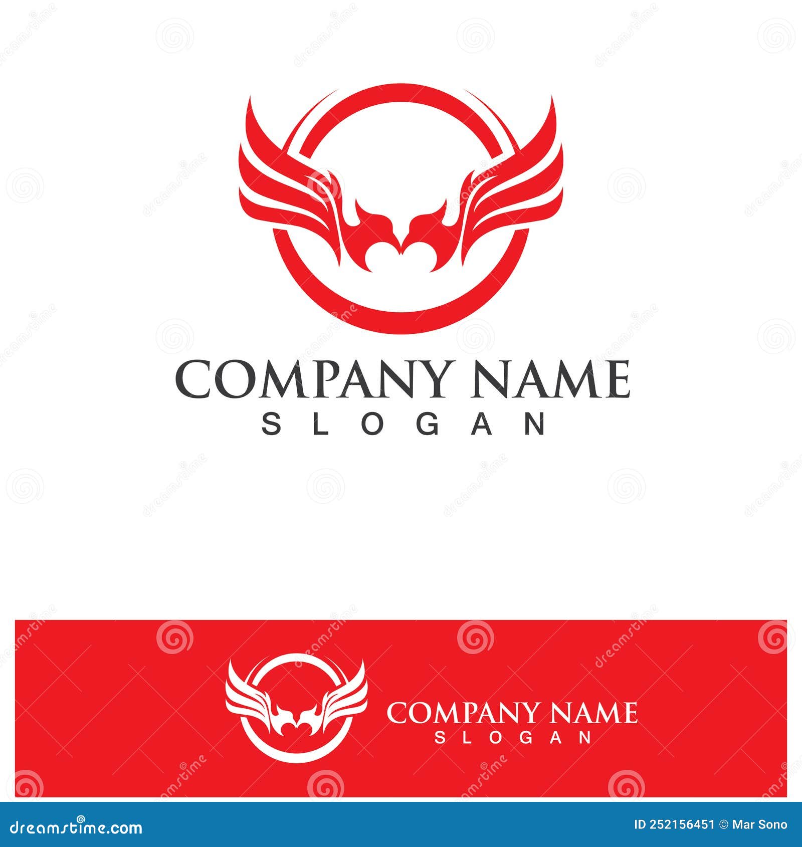 Wings Logo Vector Icon Symbol Illustration Design Template Stock Vector ...