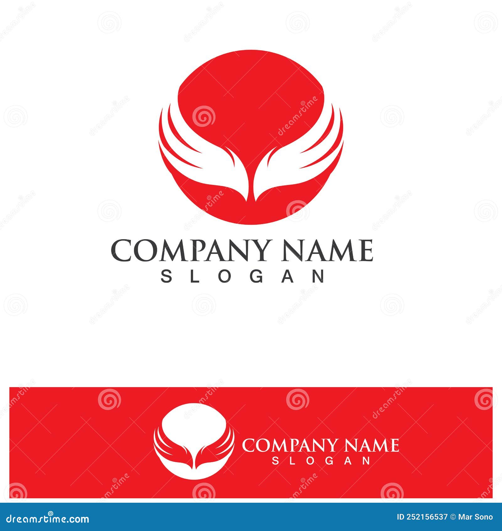 Wings Logo Vector Icon Symbol Illustration Design Template Stock Vector ...
