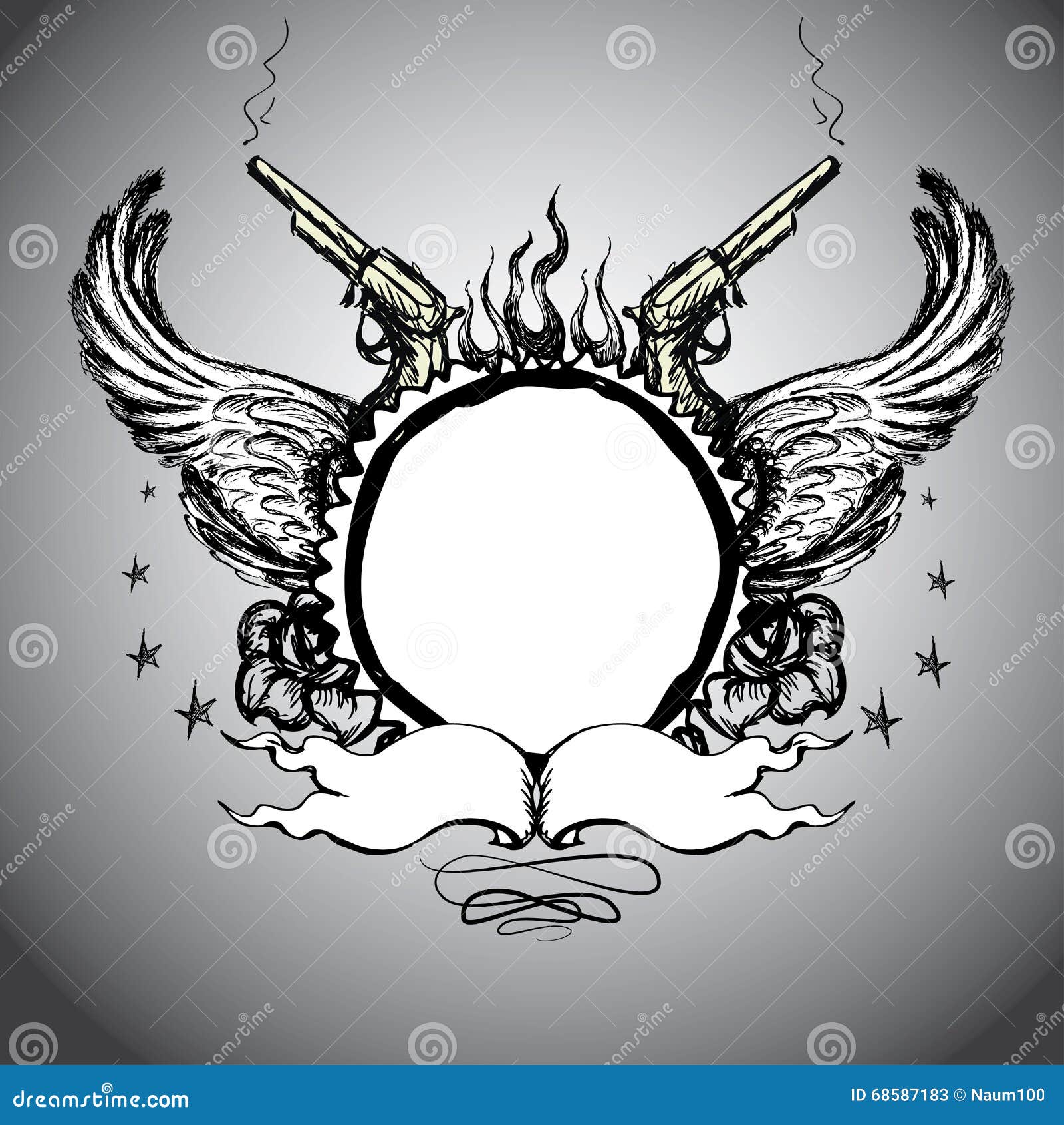 Grunge Revolvers Stock Photo | CartoonDealer.com #24165138