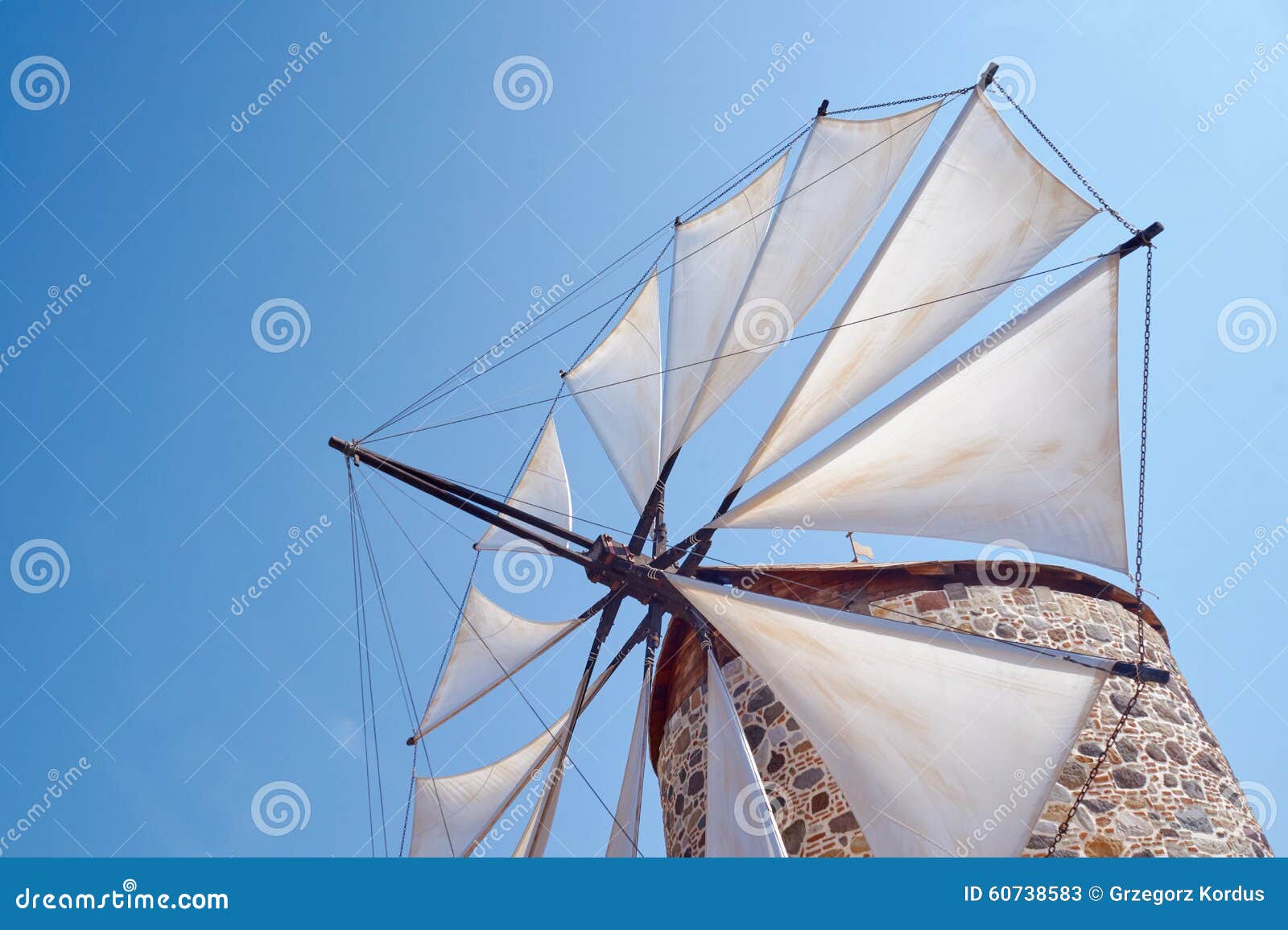 Wings of a Traditional Windmill Stock Image - Image of windmill ...